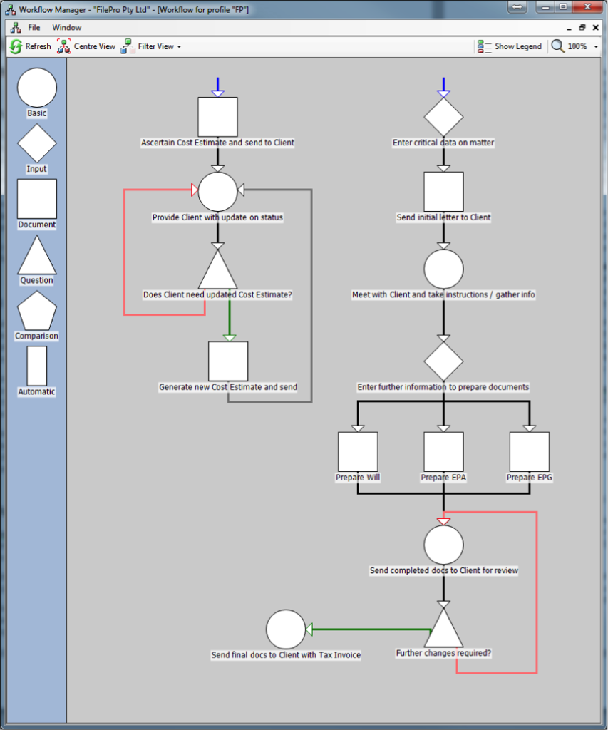 What is Workflow in FilePro? - FilePro Legal Practice Management Software